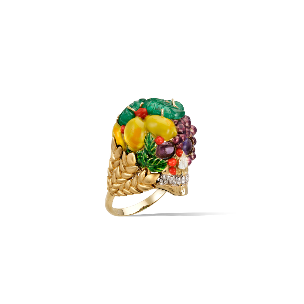 Bague Memento Mori – Lydia Courteille